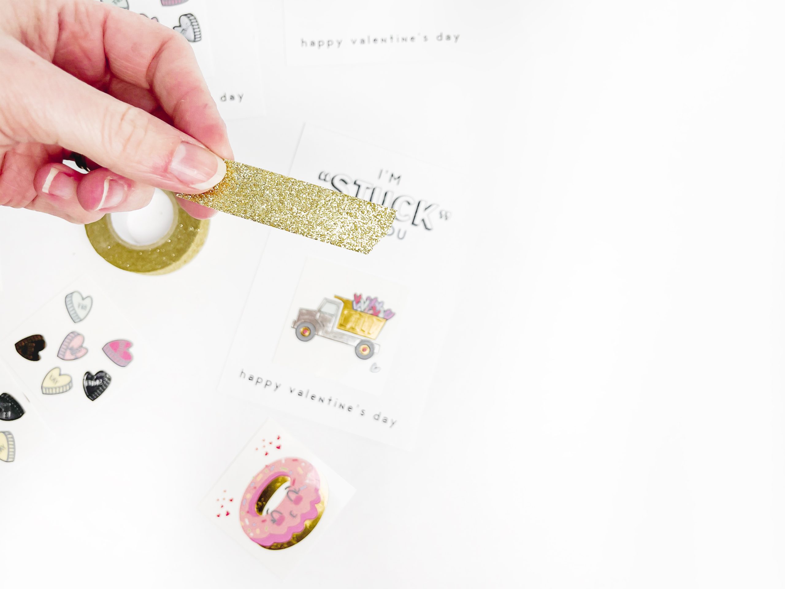 DIY "I'm 'Stuck' on You" Valentine's Day Card - Dwell & Dine