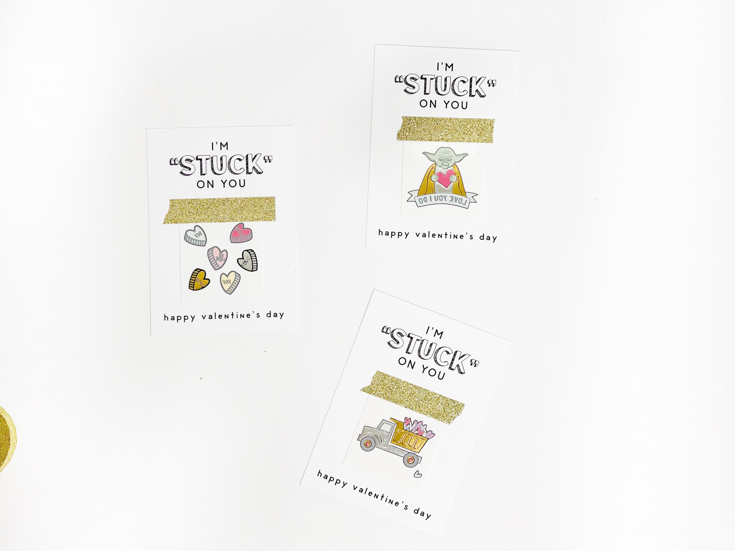 DIY "I'm 'Stuck' on You" Valentine's Day Card - Dwell & Dine