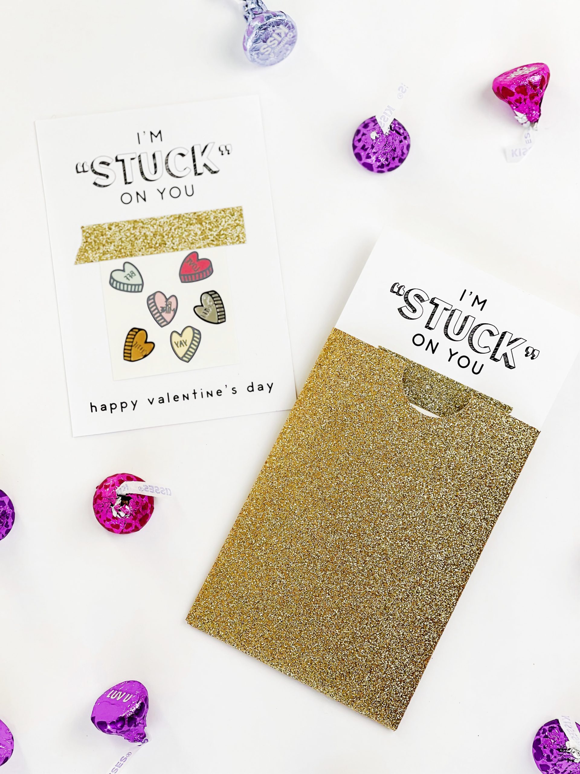 DIY "I'm 'Stuck' on You" Valentine's Day Card - Dwell & Dine