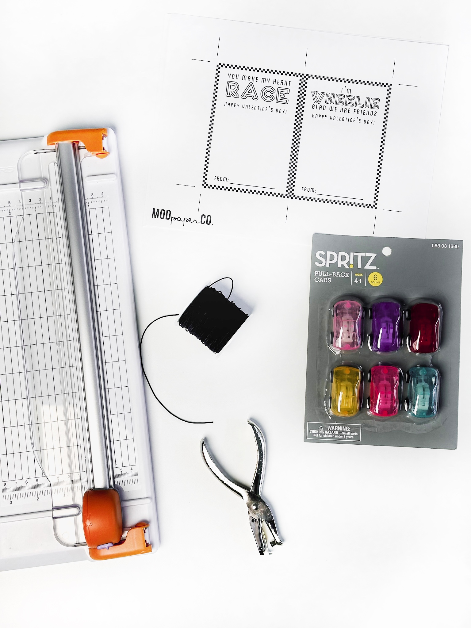 Roll into Valentine's Day with my Printable Race Car Valentines - Dwell ...