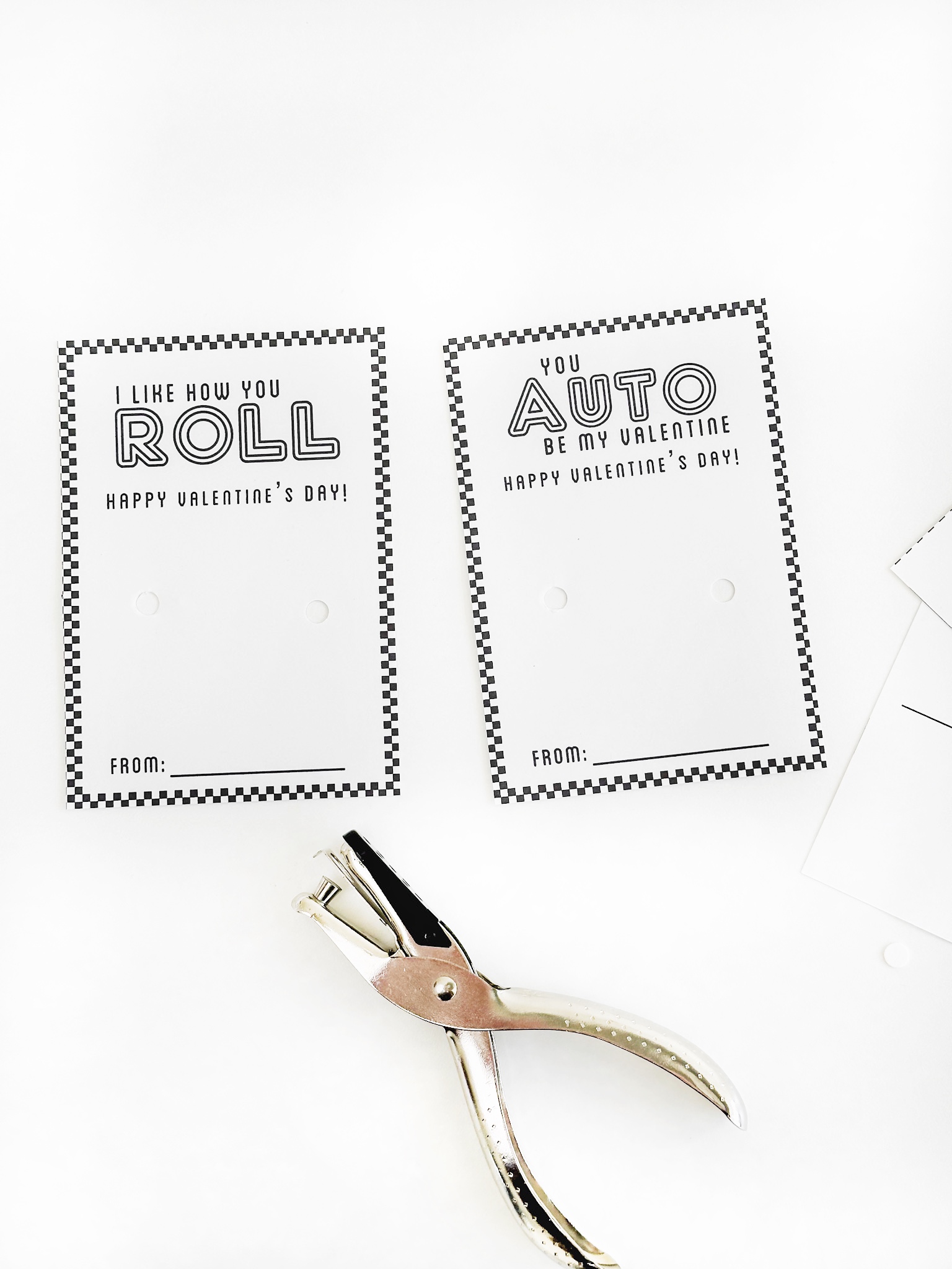 Roll into Valentine's Day with my Printable Race Car Valentines - Dwell ...