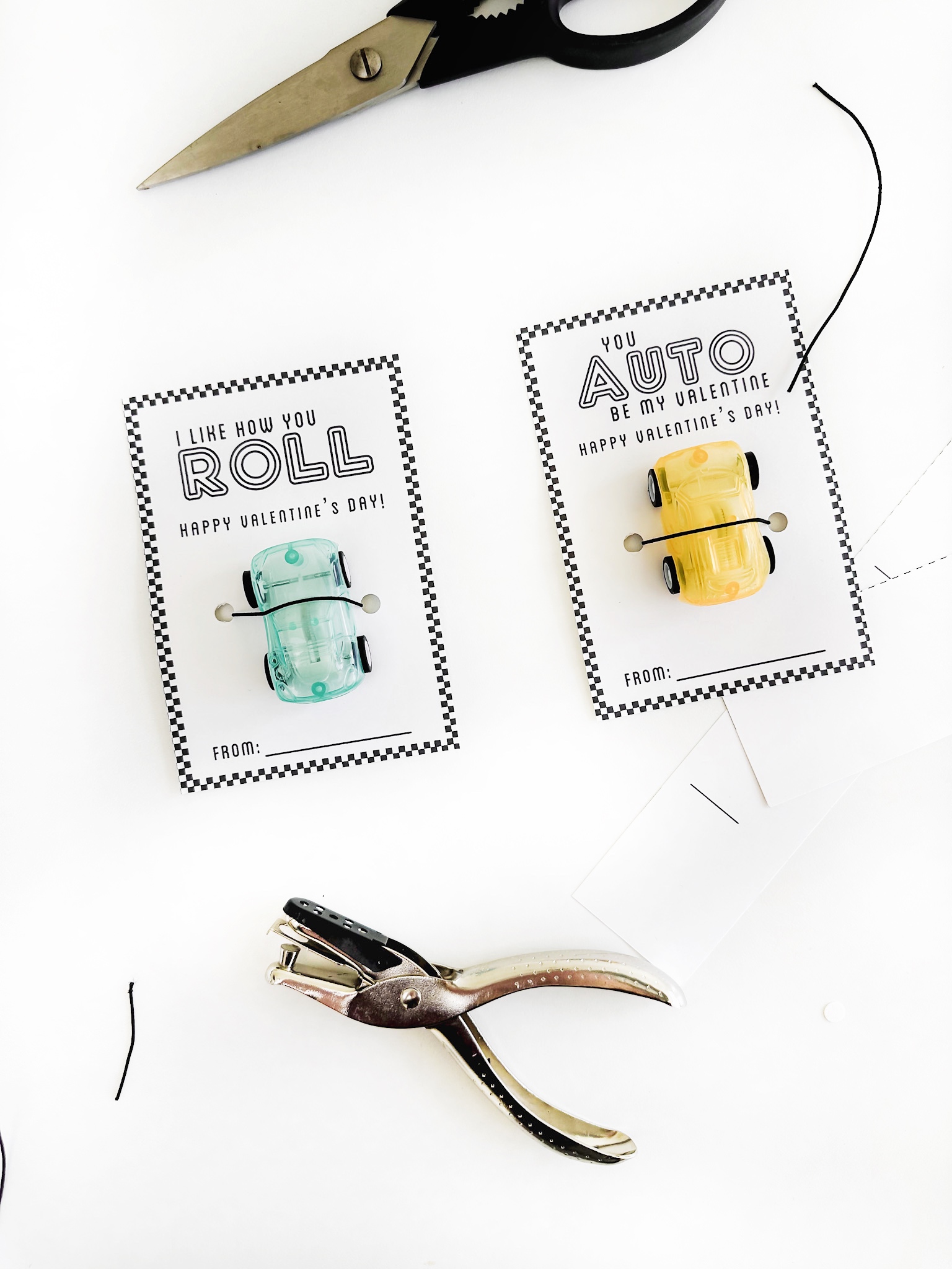 Roll into Valentine's Day with my Printable Race Car Valentines - Dwell ...