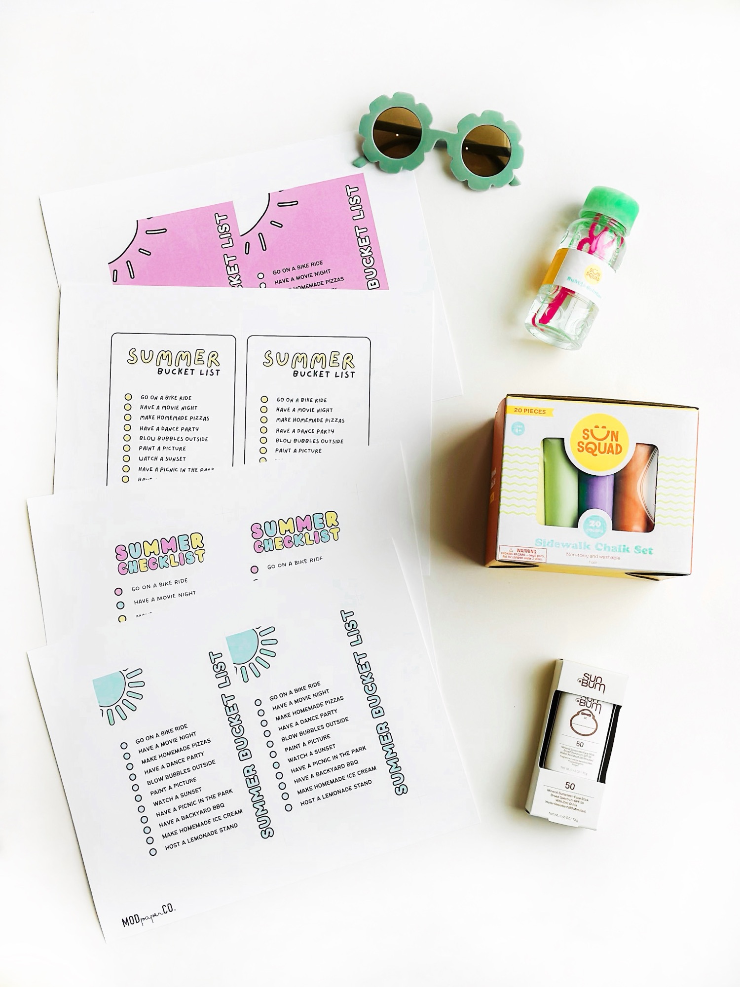 Fun Summer Gift Idea: A Summer Bucket List Printable and More! - Dwell ...