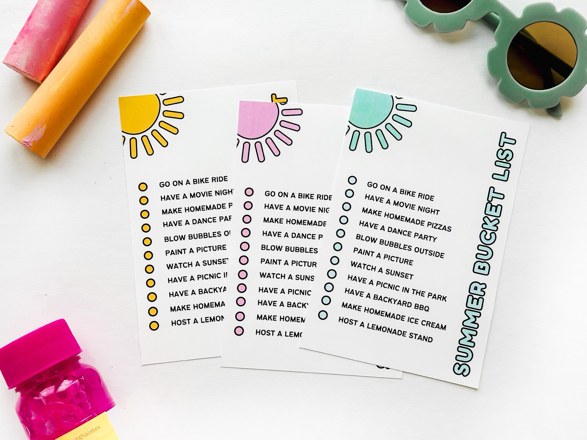 Fun Summer Gift Idea: A Summer Bucket List Printable and More! - Dwell ...