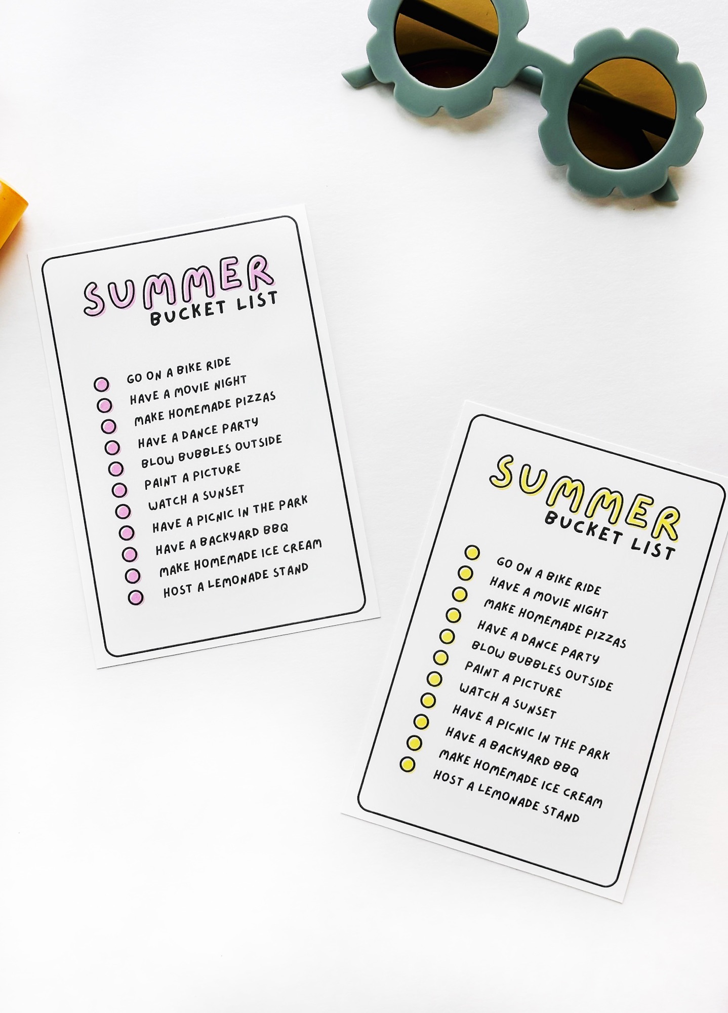 Fun Summer Gift Idea: A Summer Bucket List Printable and More! - Dwell ...