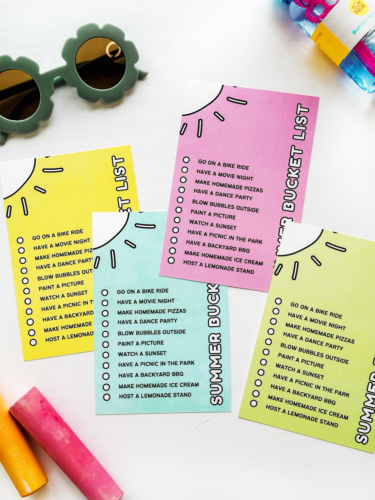 Fun Summer Gift Idea: A Summer Bucket List Printable and More! - Dwell ...