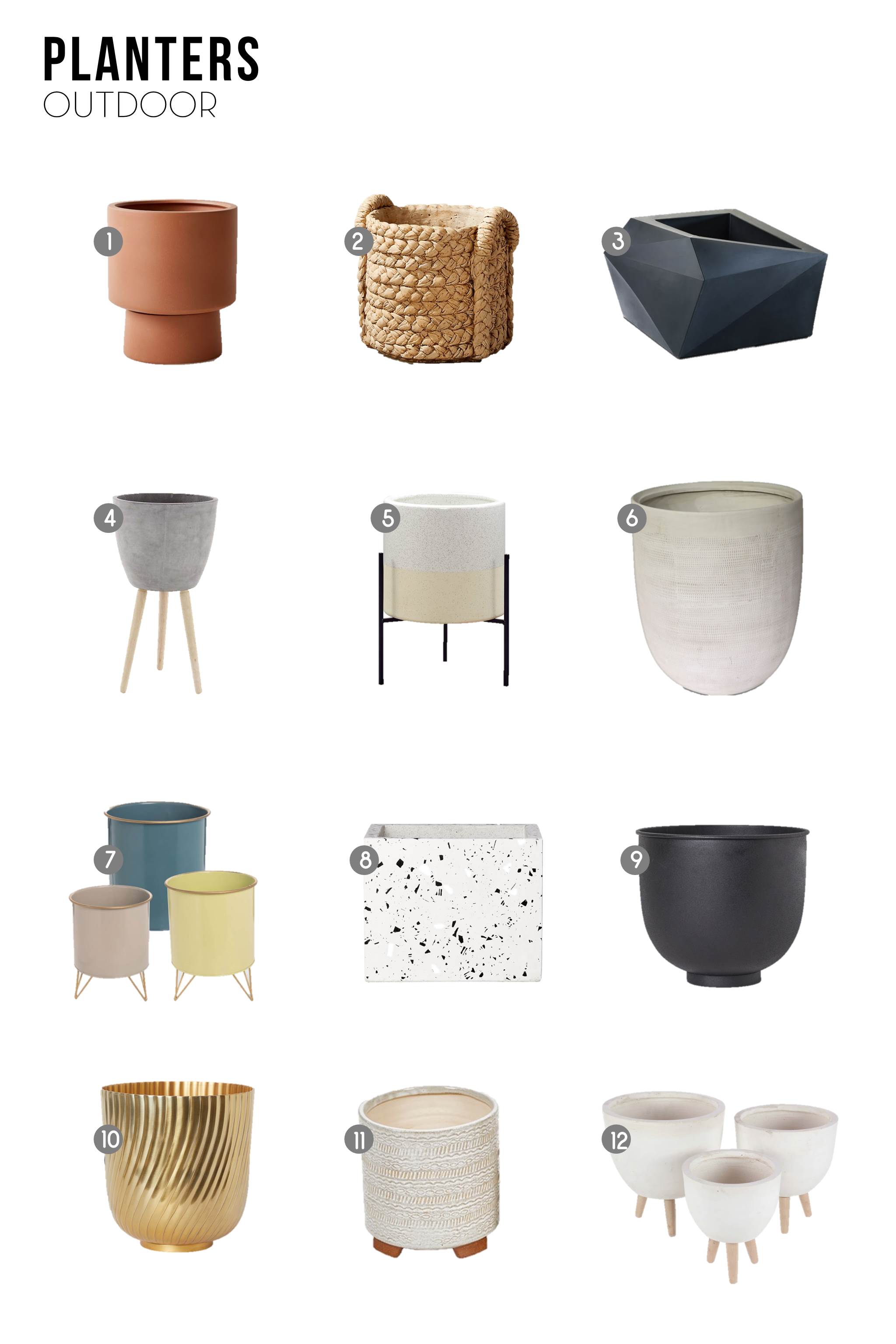 How to Become a Crazy Plant Lady: Planters/Pots Round-UP - Dwell & Dine