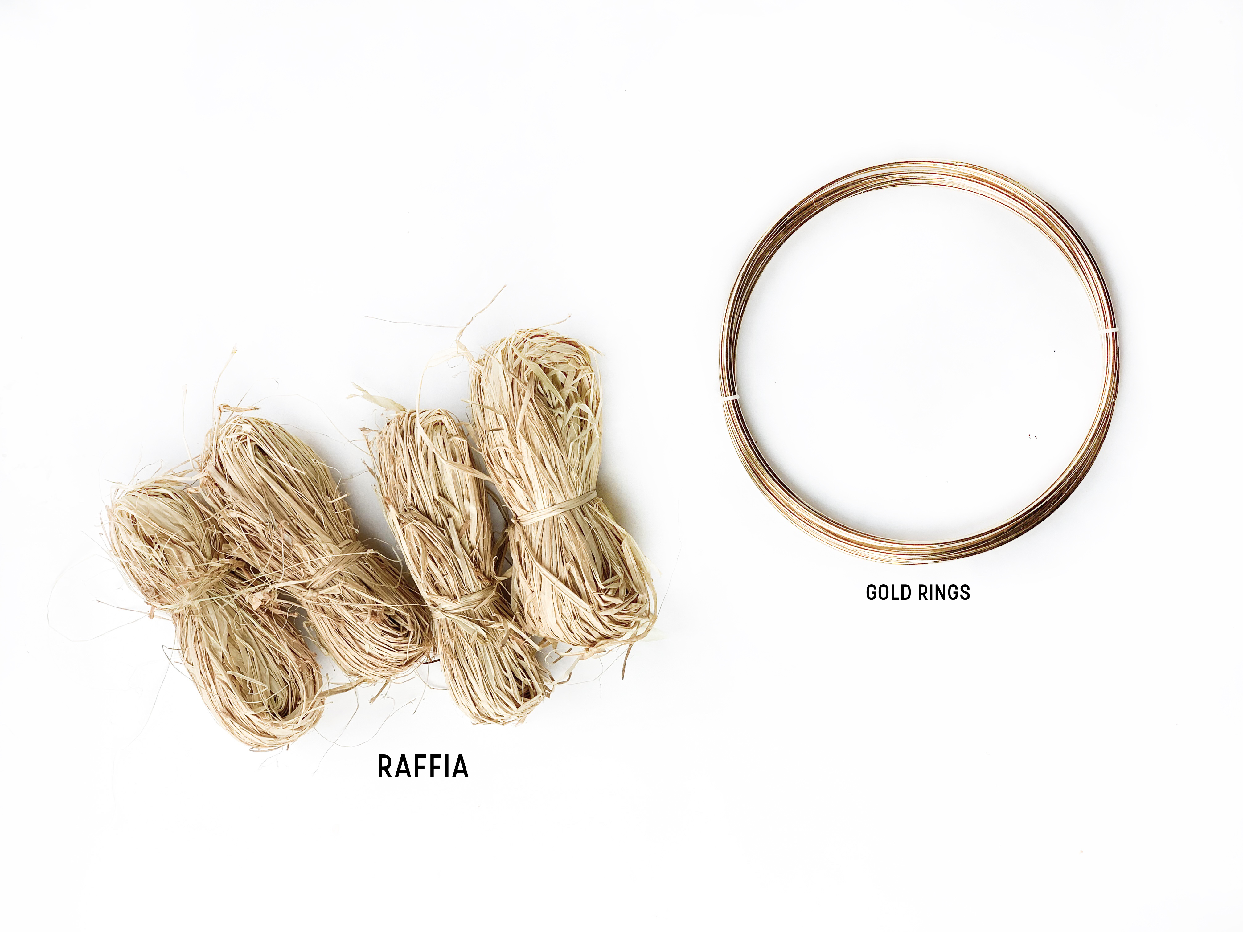 DIY Fall Raffia Wreath - Dwell & Dine