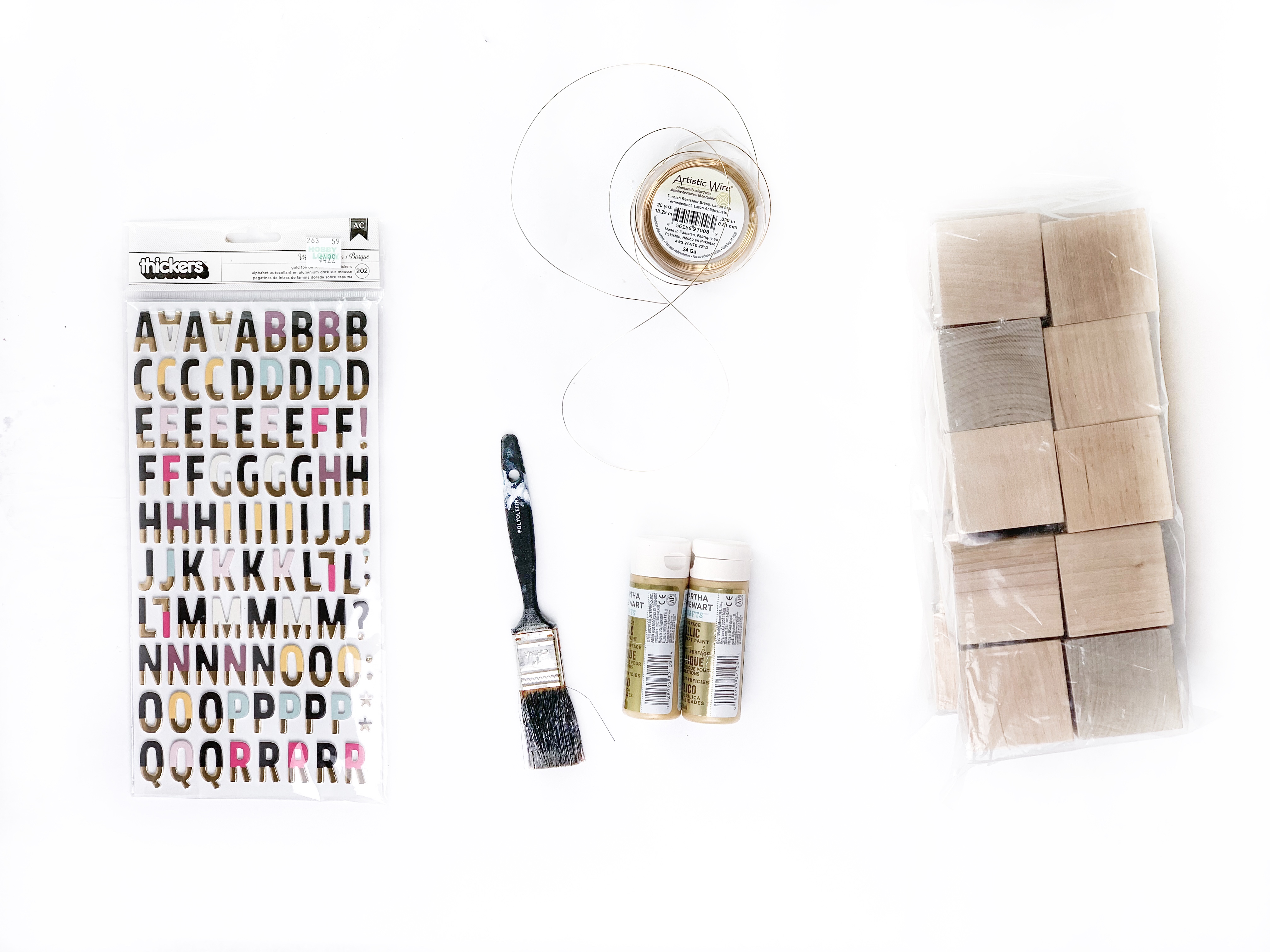 DIY Christmas Card Block Holders - Dwell & Dine