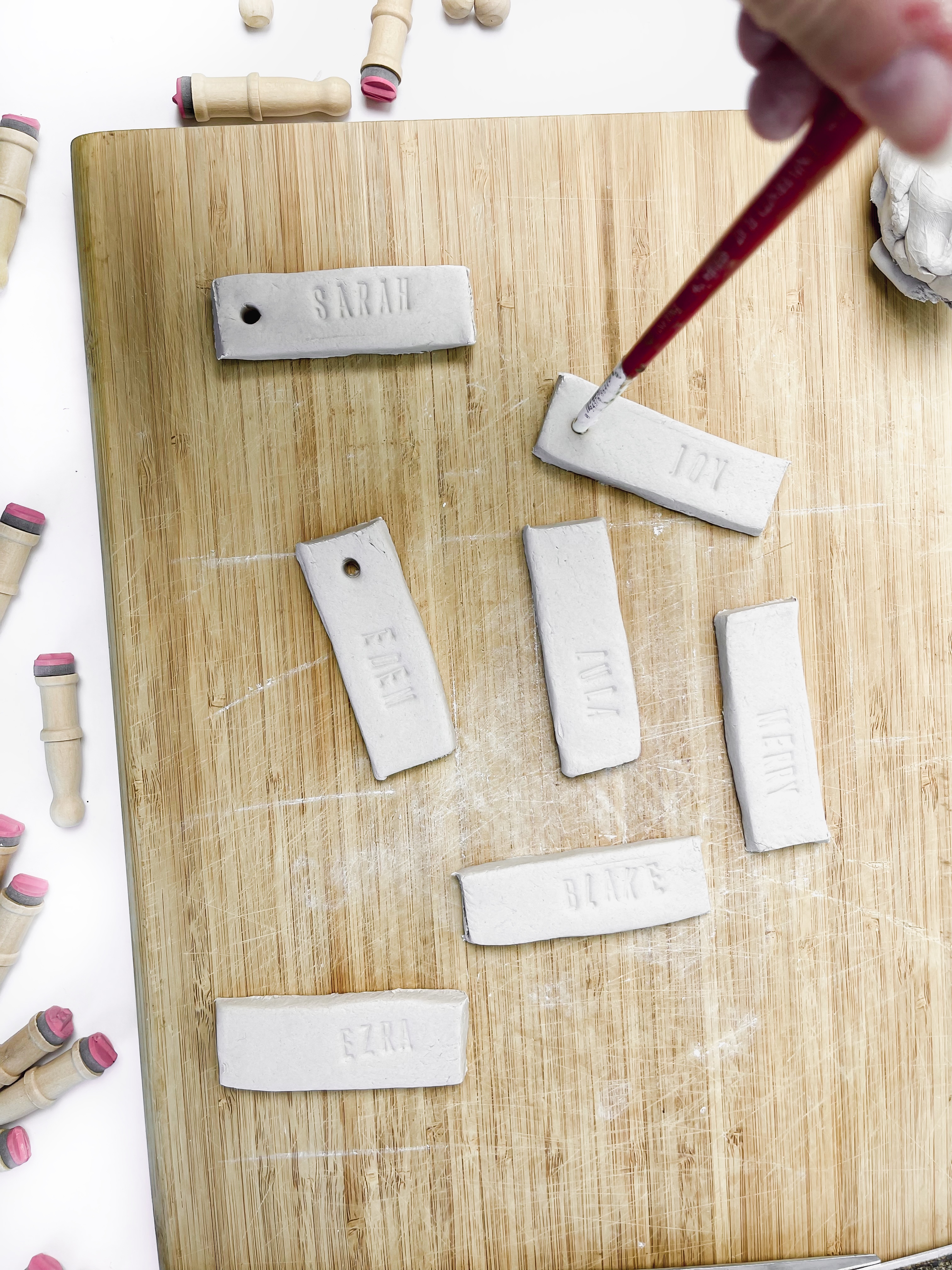 DIY Clay Christmas Gift Tags that Double as Ornaments - Dwell & Dine