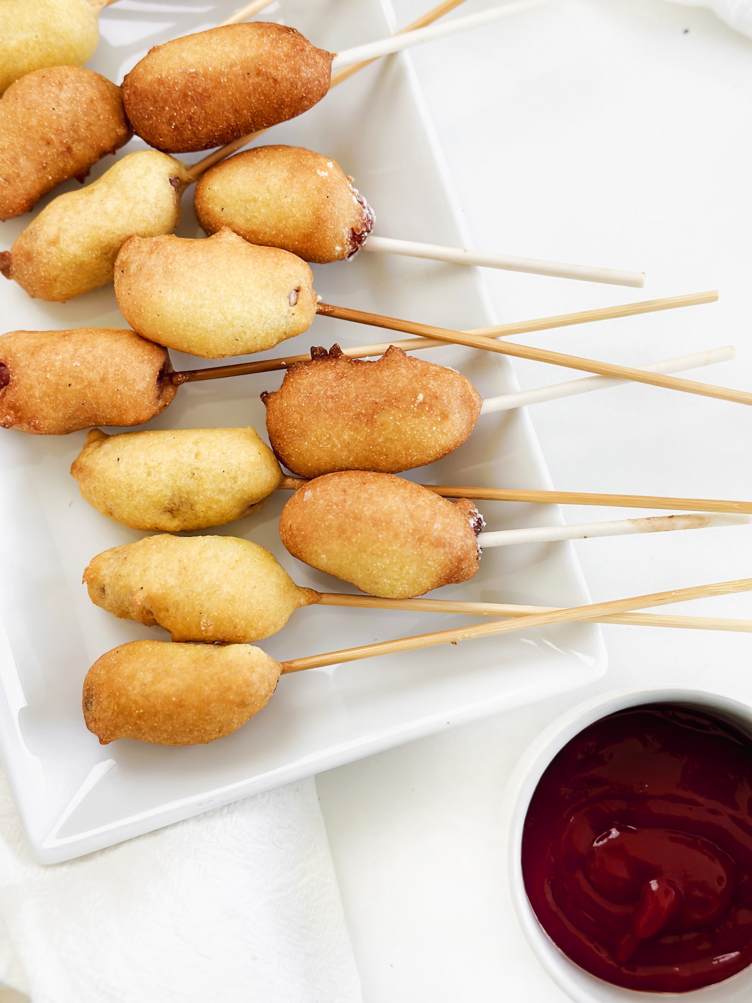Mini Corn Dog Recipe: Party bites for all Ages! - Dwell & Dine